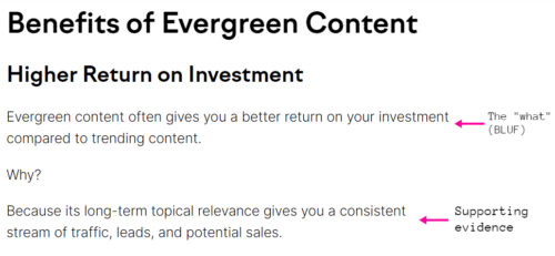 BLUF: What it is and how to use it for better writing - Dana Nicole